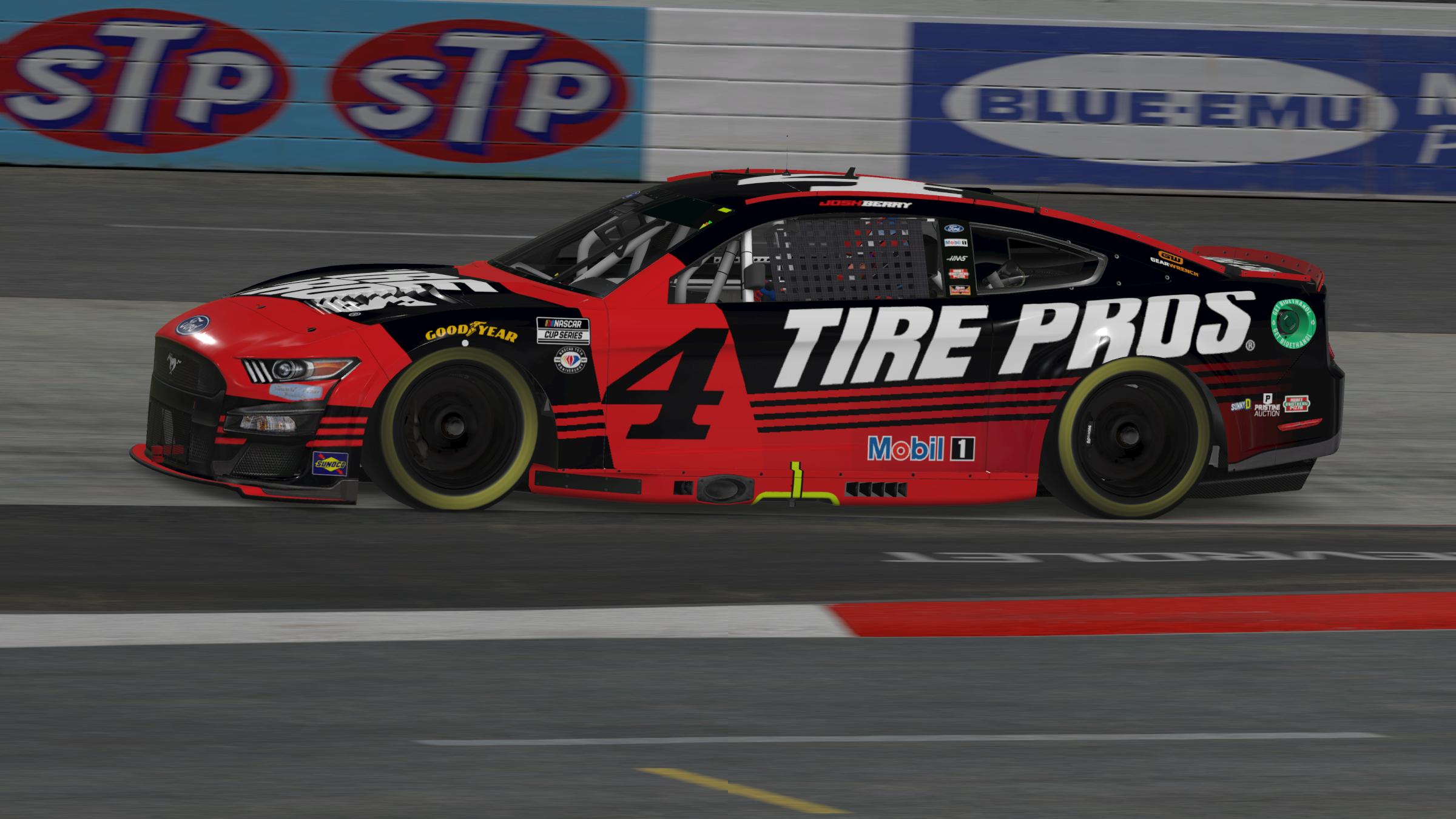 Josh Berry 2024 Tire Pros Stewart-Haas Racing Concept Custom Number by ...