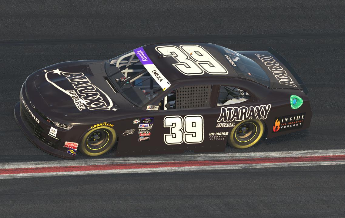 2023 Ataraxy Apparel Xfinity Camaro by Marty Cmejla - Trading Paints