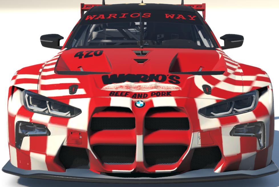 Warios Beef and Pork BMW M4 GT3 by Todd Schwarz - Trading Paints