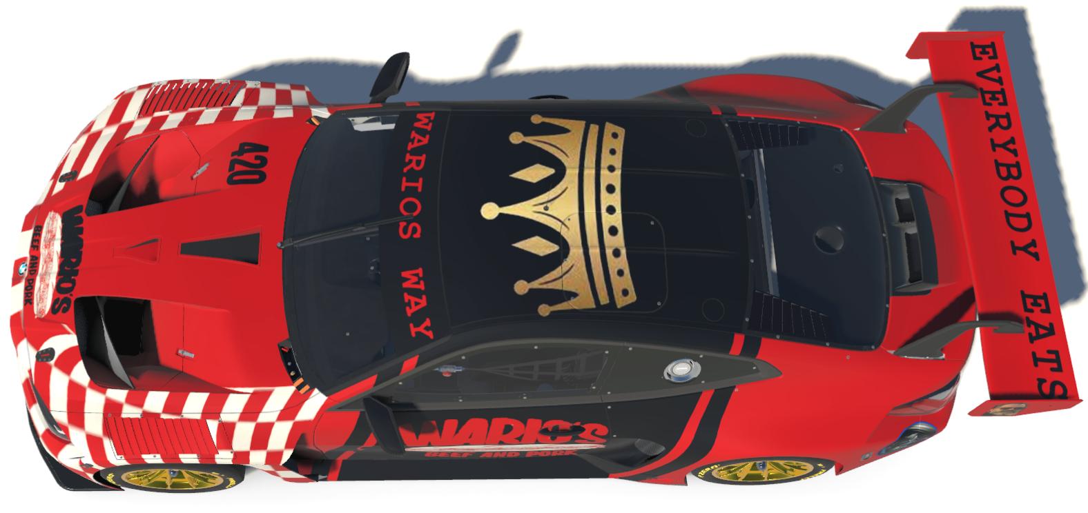 Warios Beef and Pork BMW M4 GT3 by Todd Schwarz - Trading Paints