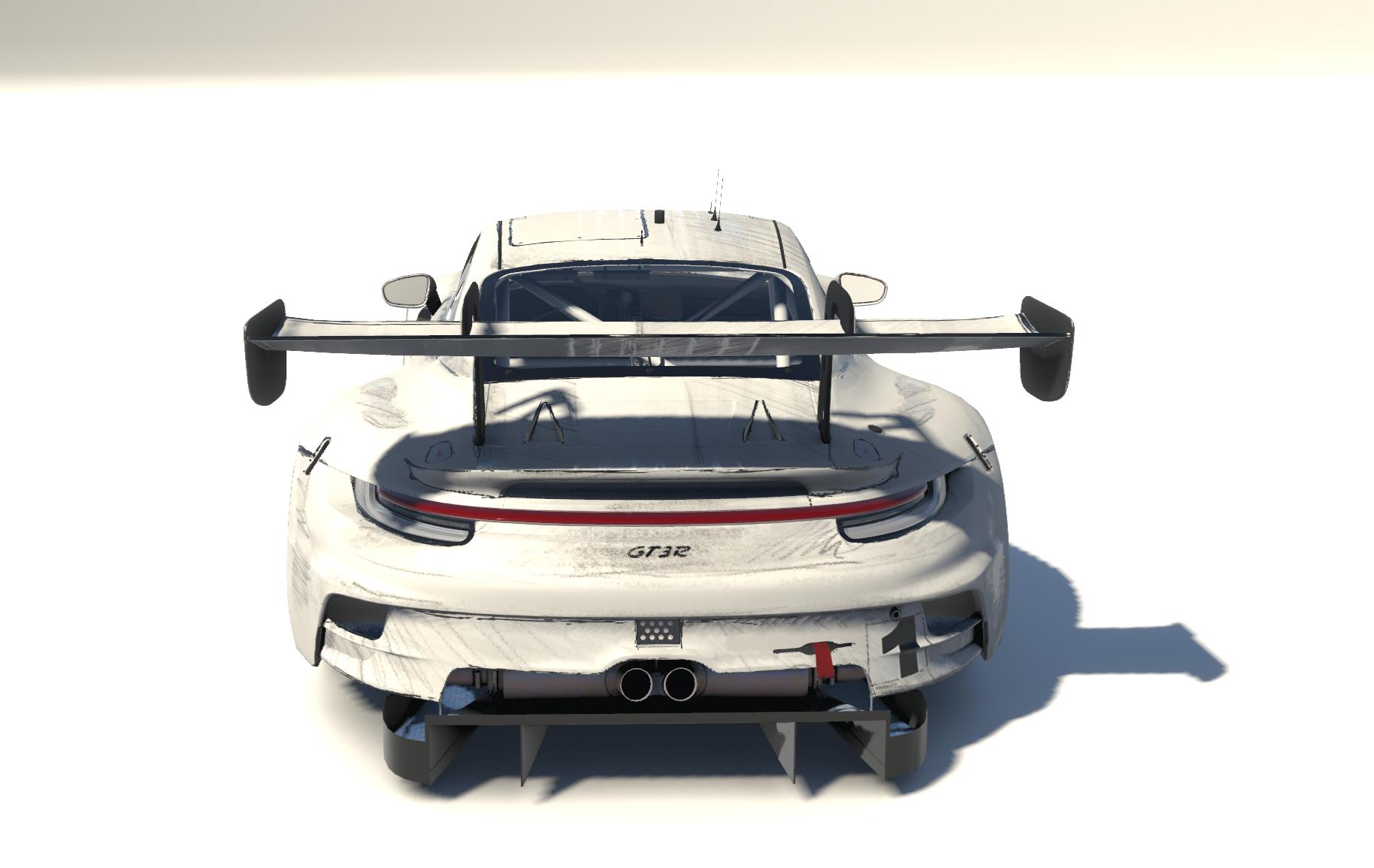 Pen Sketch with White Marker and Pencil Porsche GT3 - Cartoon - Comic ...
