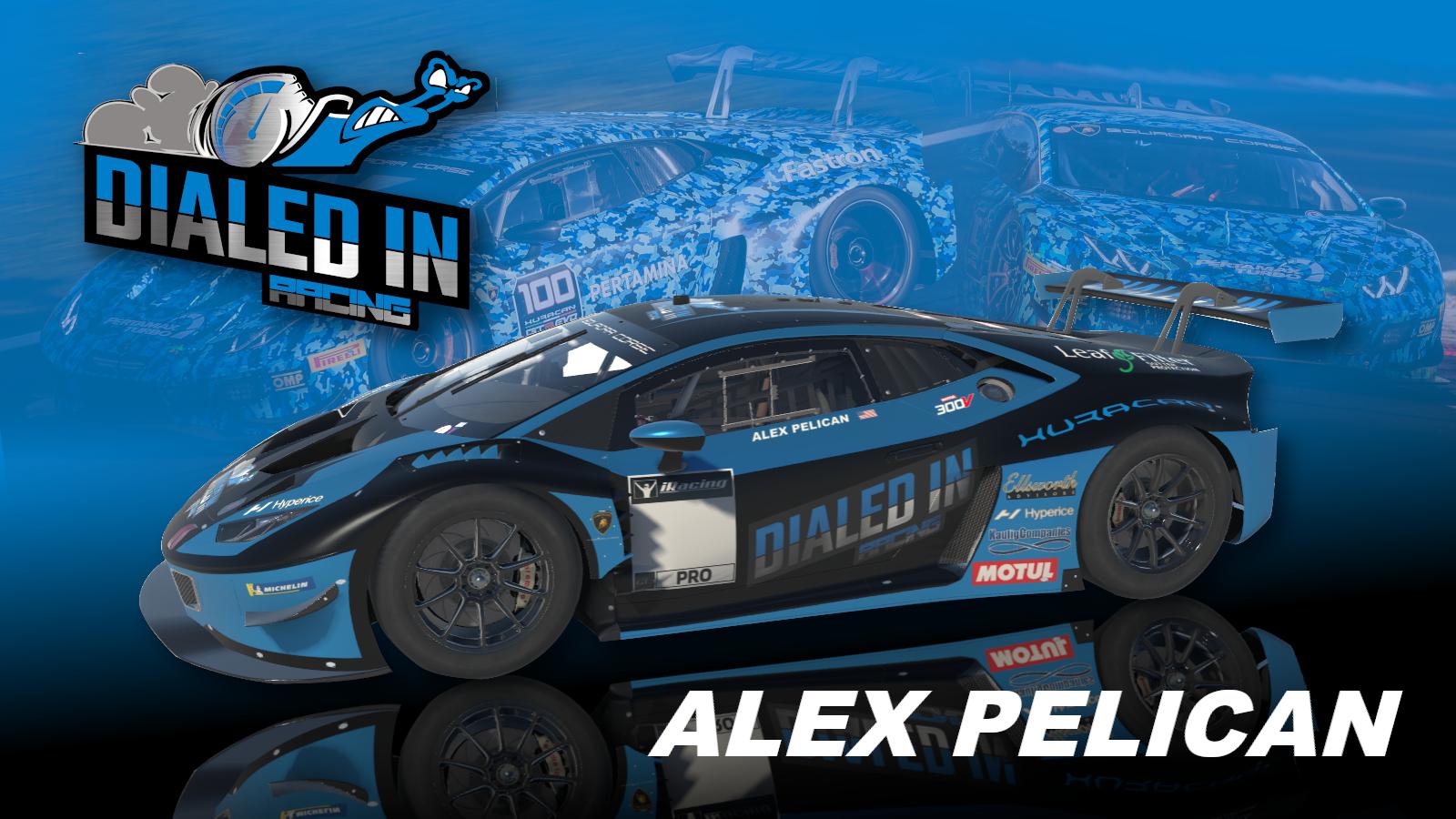 Alex Pelican 2023 Dialed In Lamborghini Huracan GT3 EVO by Nathaniel O ...