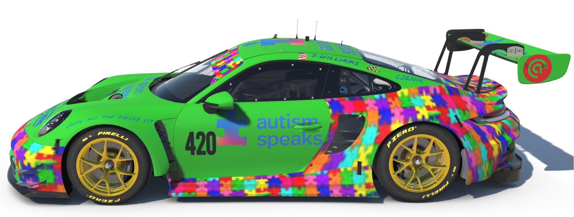 Autism Speaks S.Williams Racing by Todd Schwarz - Trading Paints