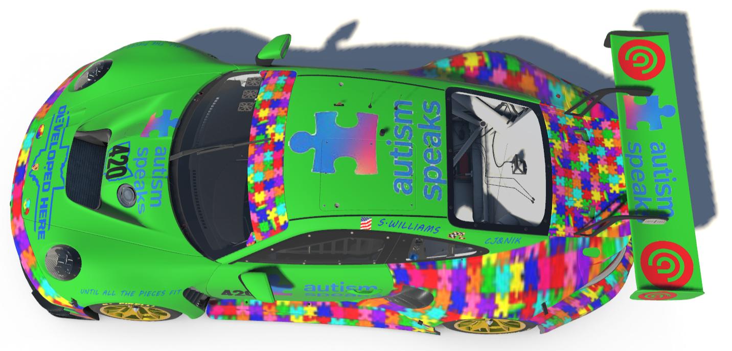 Autism Speaks S.Williams Racing by Todd Schwarz - Trading Paints