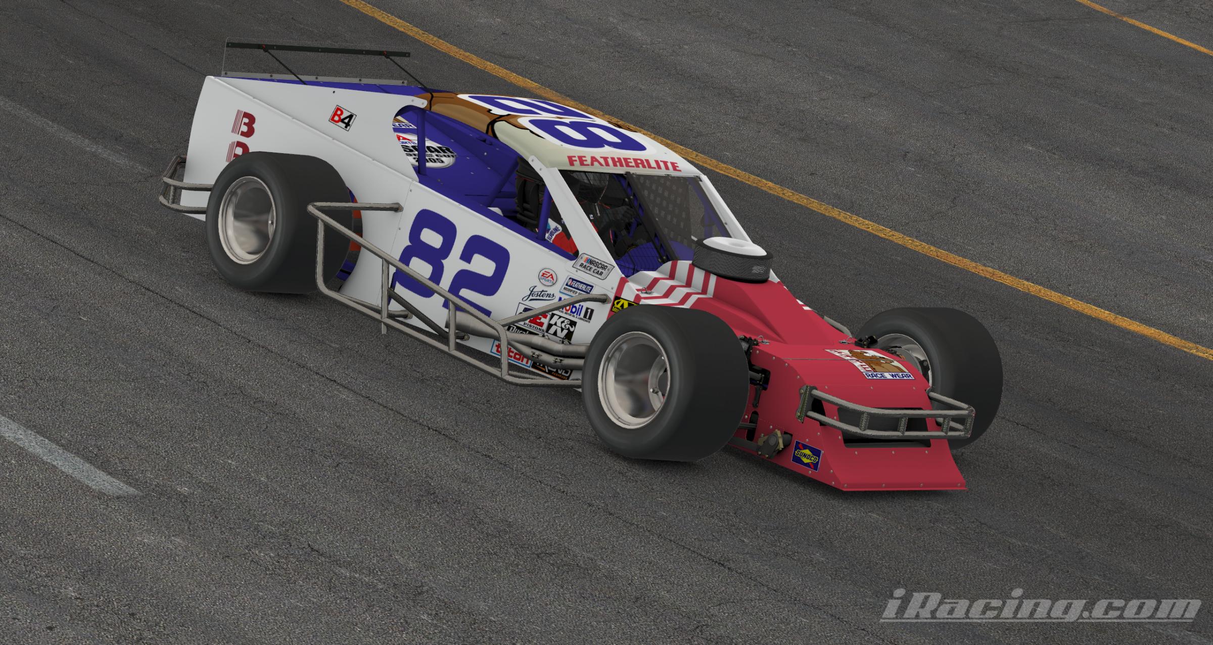 Nascar 05 82 Bare Race Wear Sim Stamped by Kyle Carpenter - Trading Paints