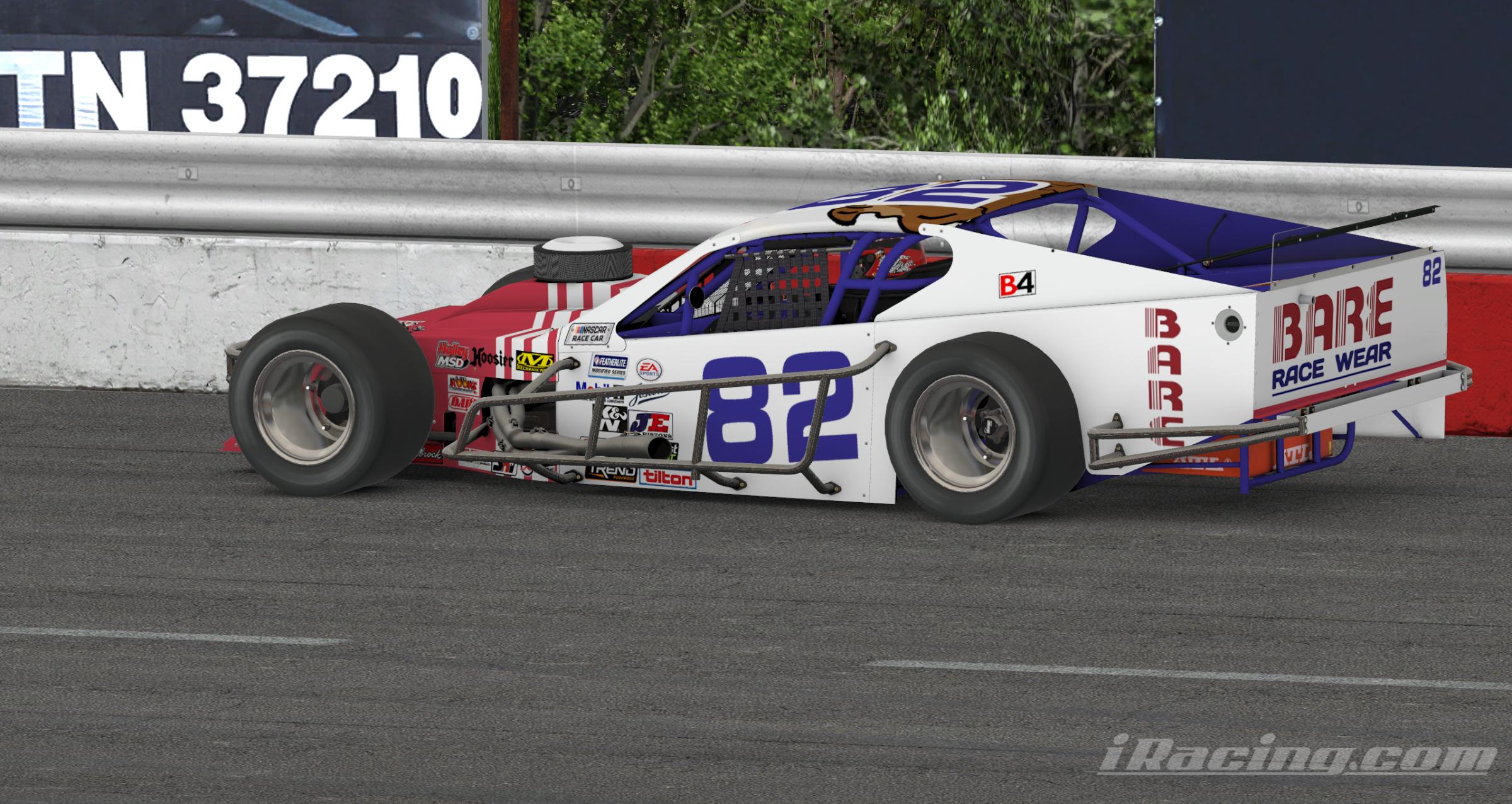 Nascar 05 82 Bare Race Wear Sim Stamped by Kyle Carpenter - Trading Paints