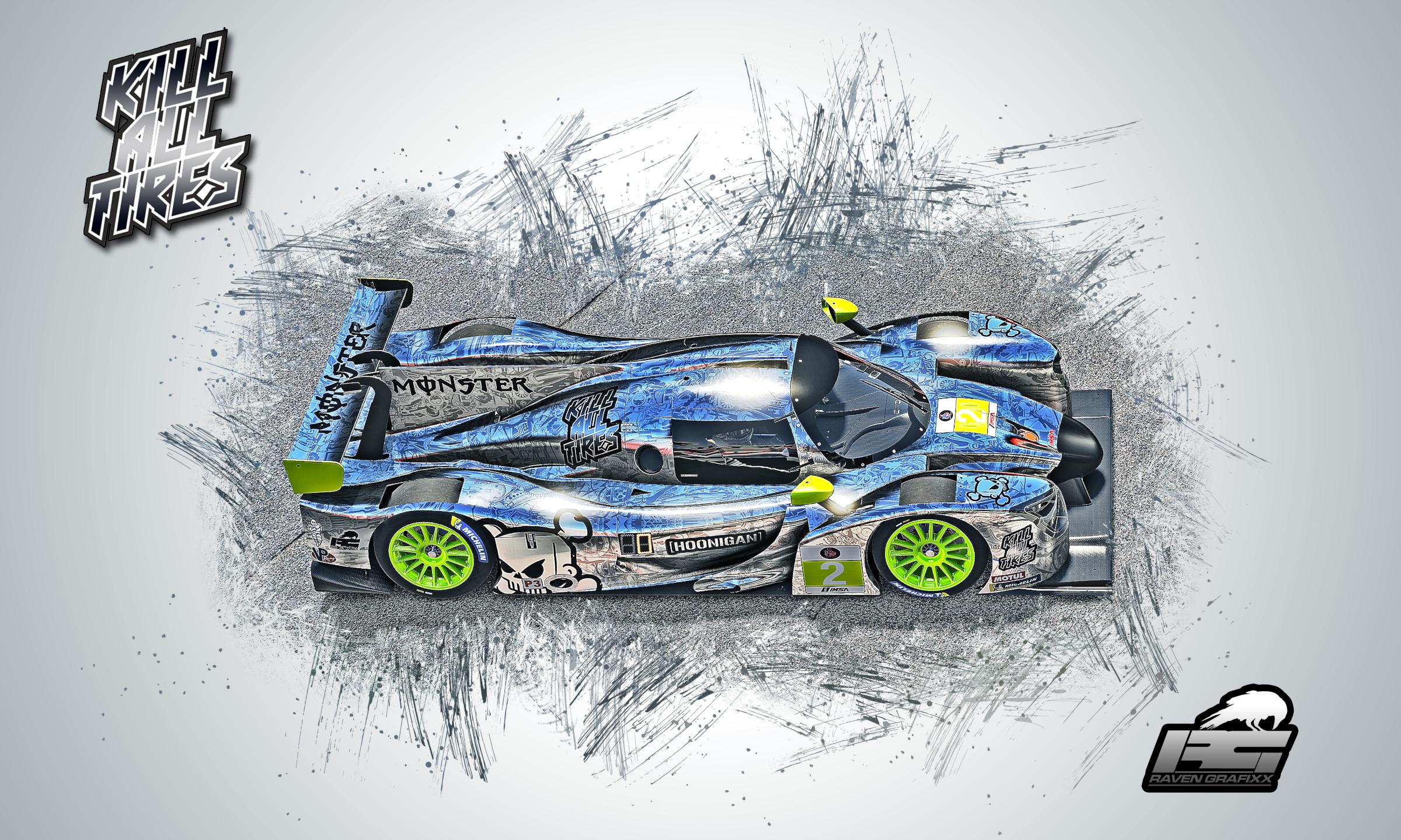 Monster Ligier JS P320 v4E 2023 chrome by Doyle Lowrance - Trading Paints