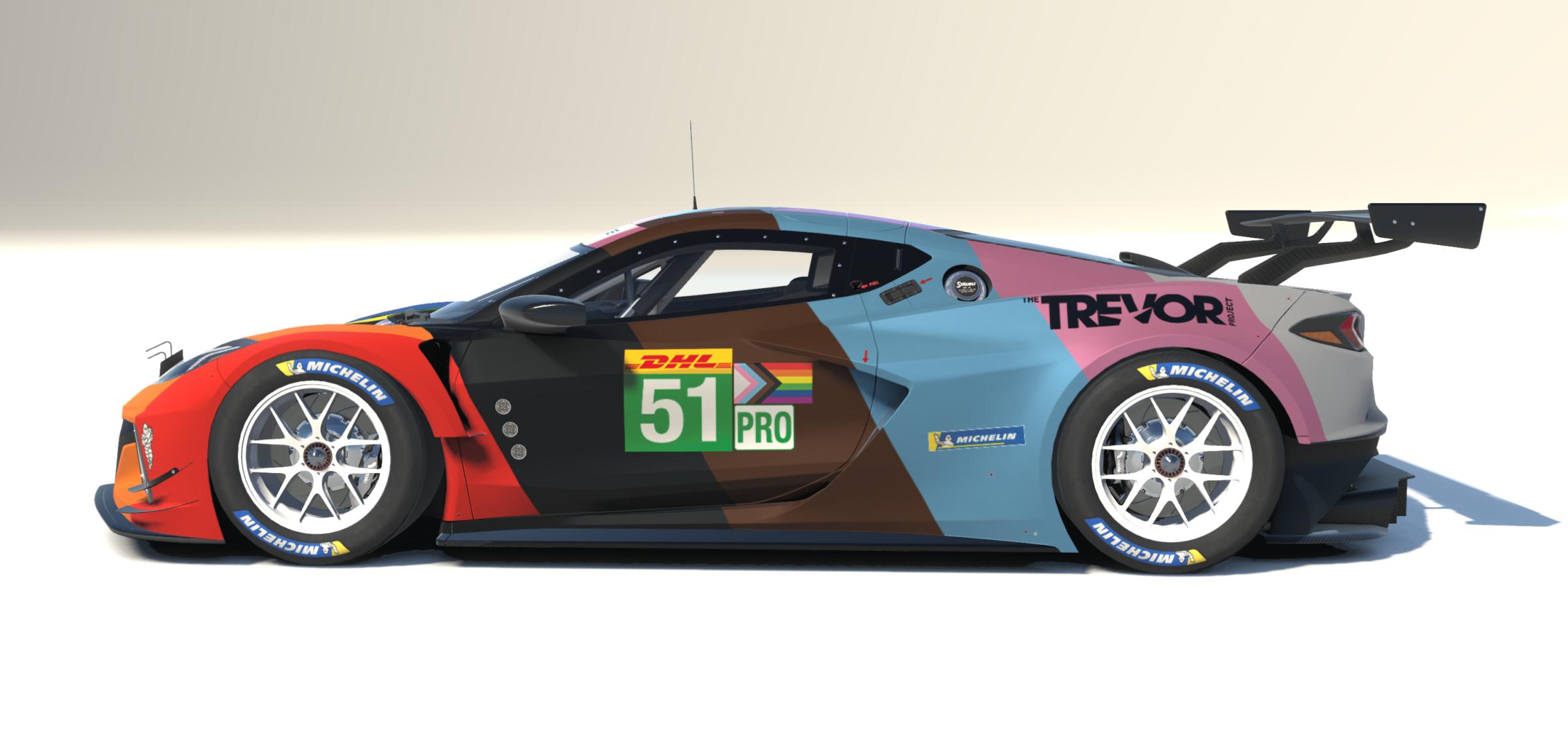 Pride Progress Corvette C8.R GTE by Carson C. - Trading Paints