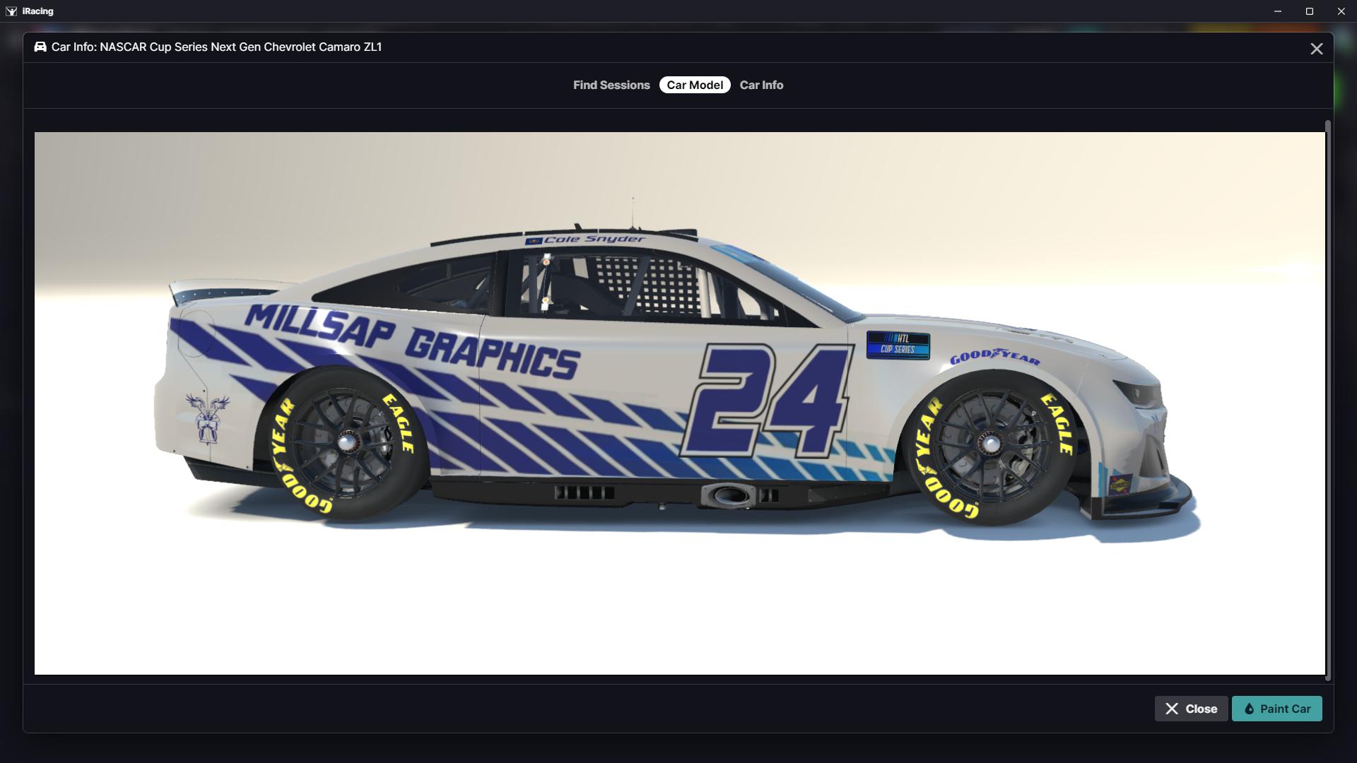 Cole Snyder HTL GTR Scheme by Jake Millsap - Trading Paints