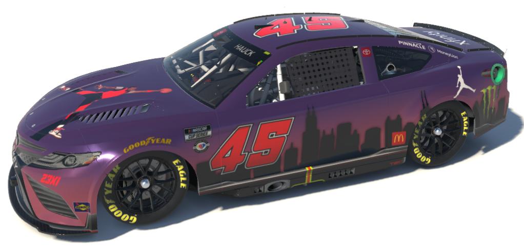 Tyler Reddick - Chicago Street Race Sim Stamped Numbers by Ed H ...