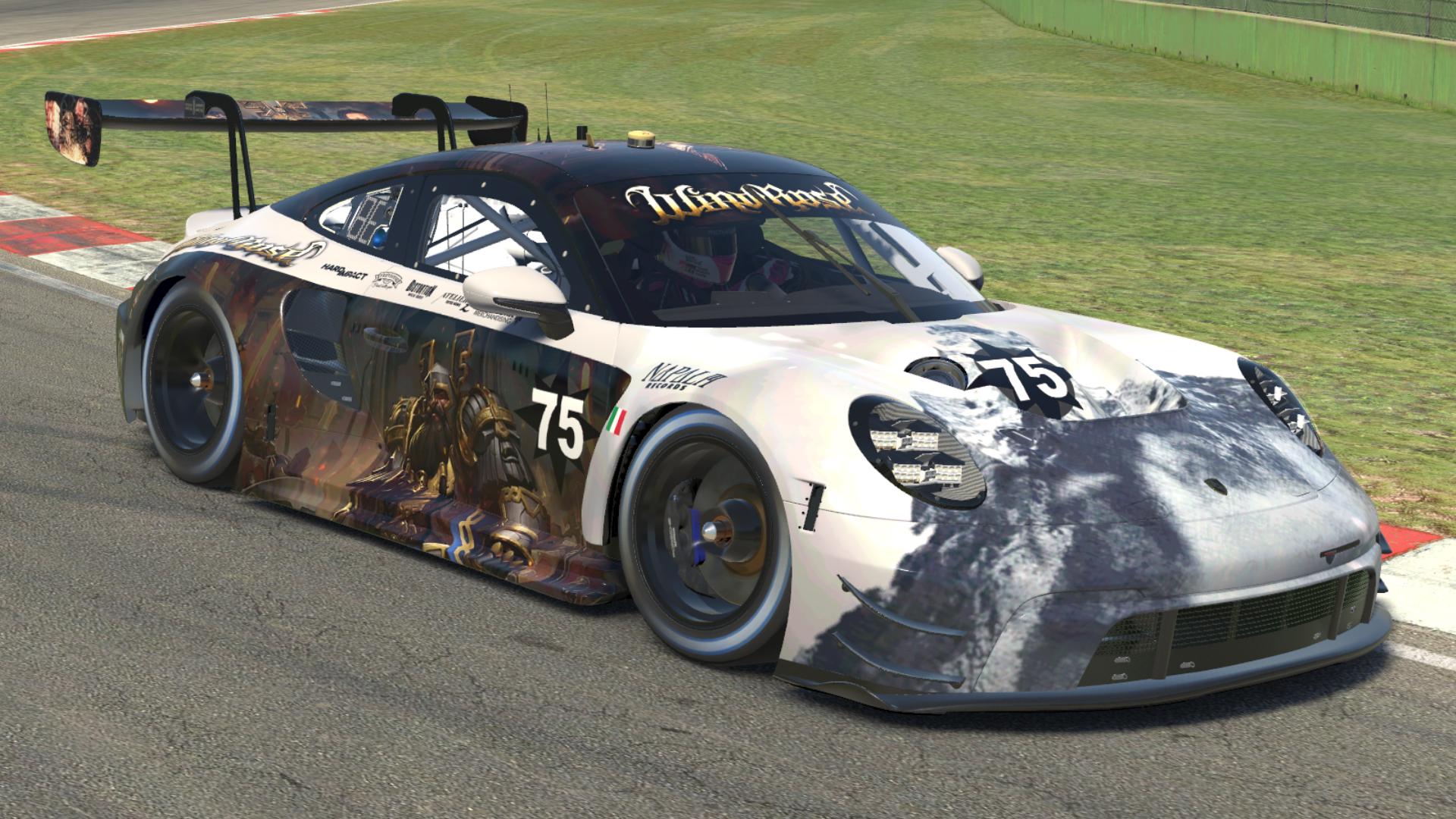 Wind Rose Porsche 911 GT3 R (992) by Jasper De Jong - Trading Paints