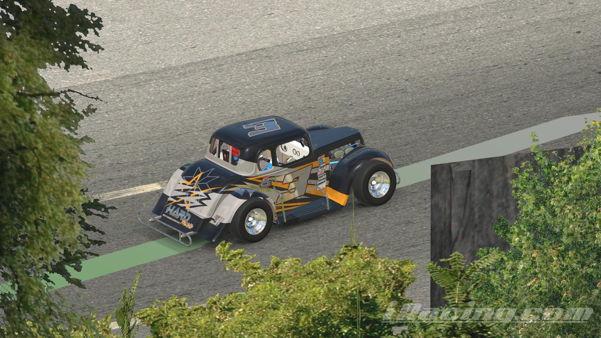 Hard Racing Orange/Chrome by Adam Hancock3 - Trading Paints