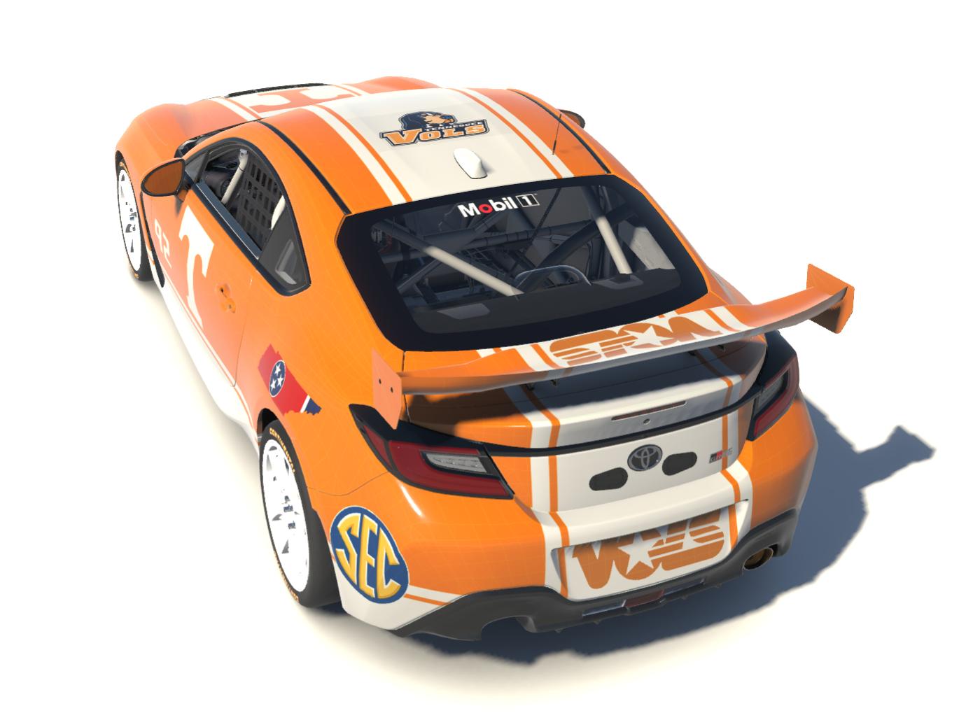 Tennessee Vols Toyota GR86 by Marcus Craven - Trading Paints