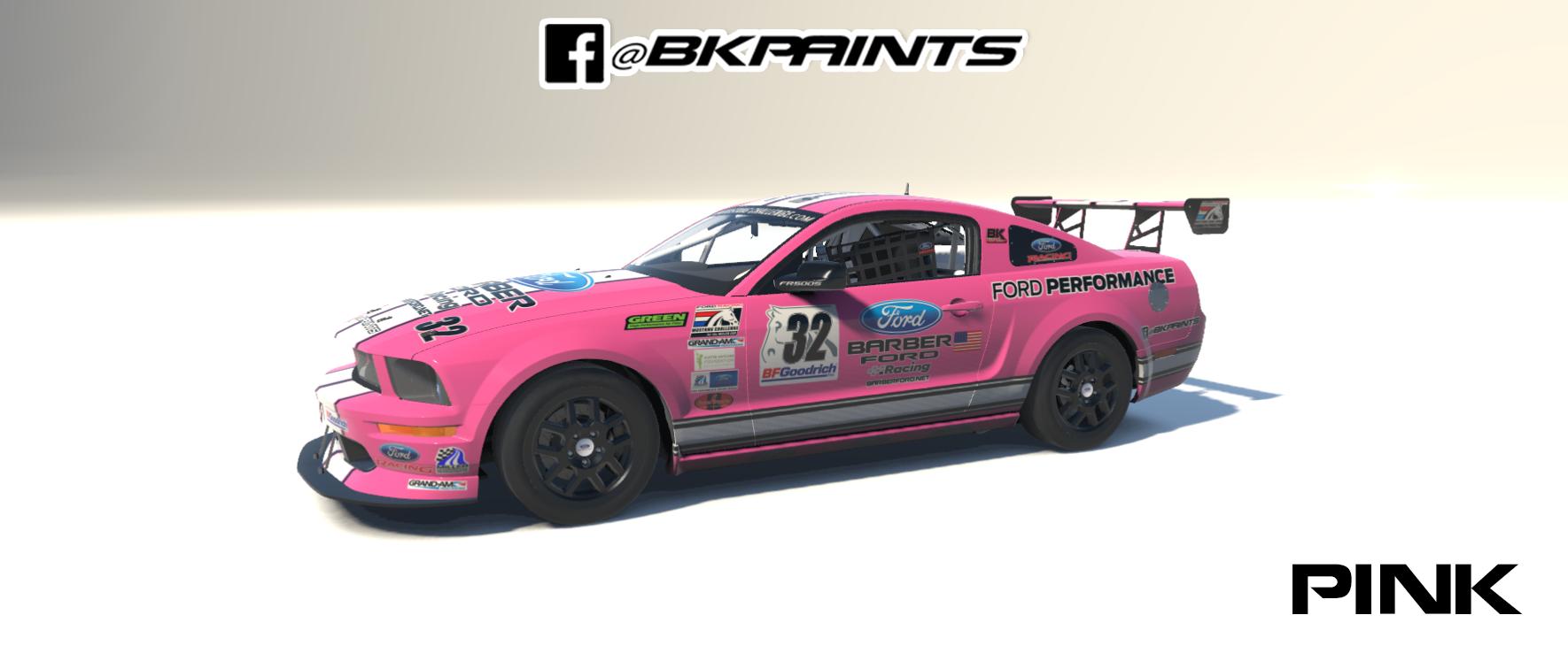 BARBER FORD FR500S Mustang PINK by Brent Keith - Trading Paints