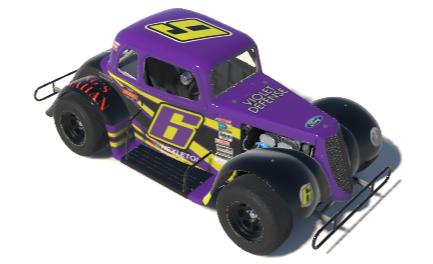 6 Violet Defense Leg by Joseph Segalla - Trading Paints