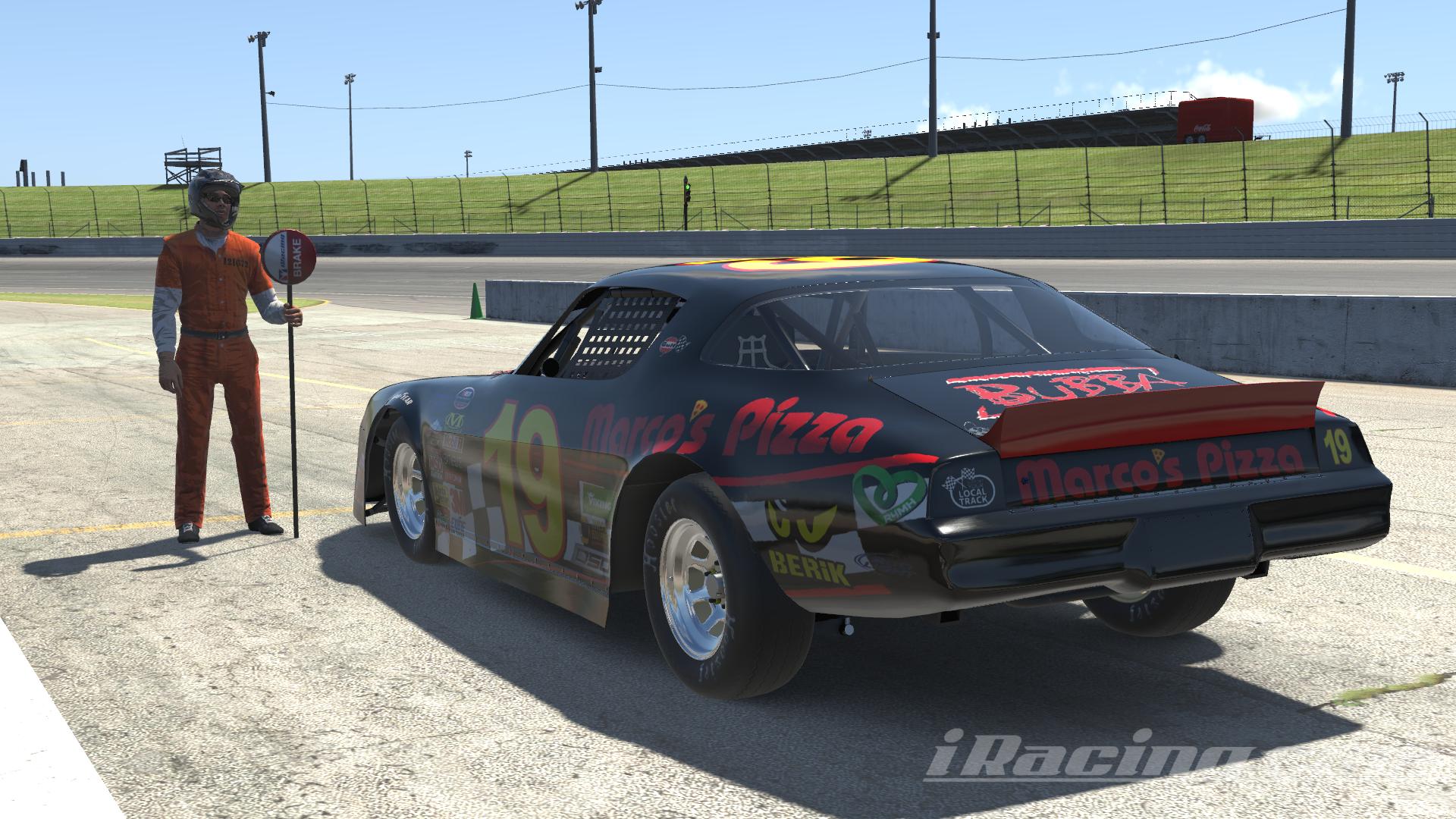 Marcos Pizza Street Stock by Don Henry III - Trading Paints