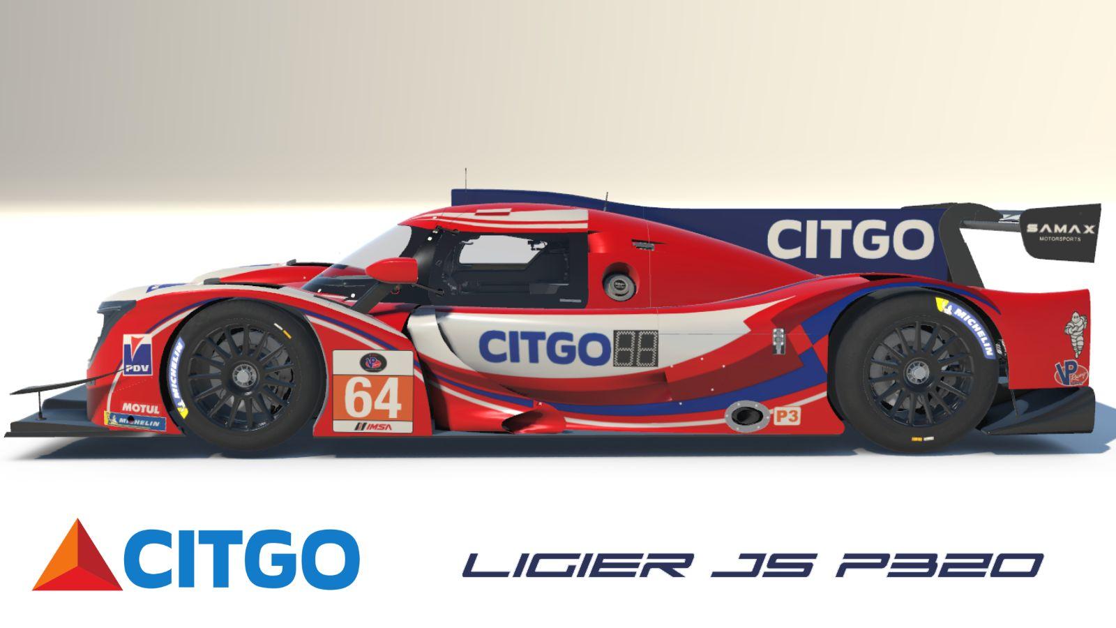 SAMAX Motorsport CITGO Ligier JS P320 Throwback by Stephane Parent - Trading Paints