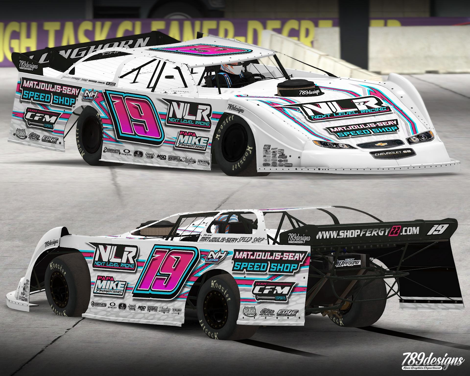 Jamie Massey Dirt Late Model by Garrett Marshall - Trading Paints