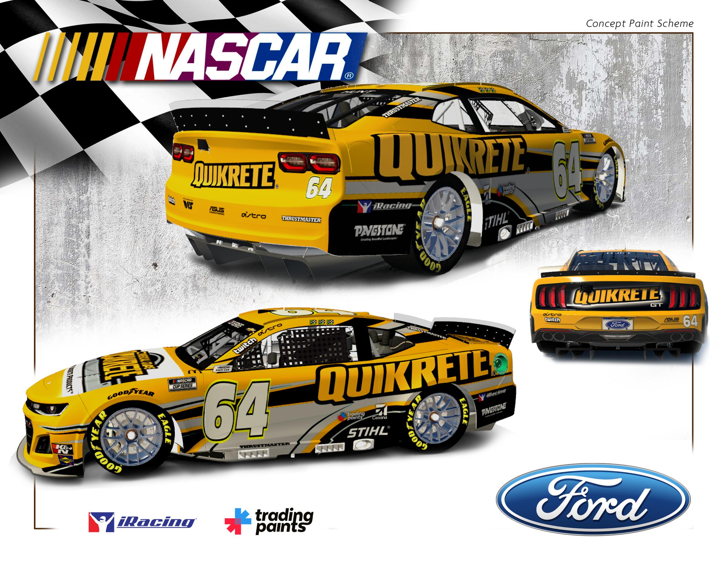 Quikrete - Ford Mustang - Next Gen by Doug Hunt Sr - Trading Paints