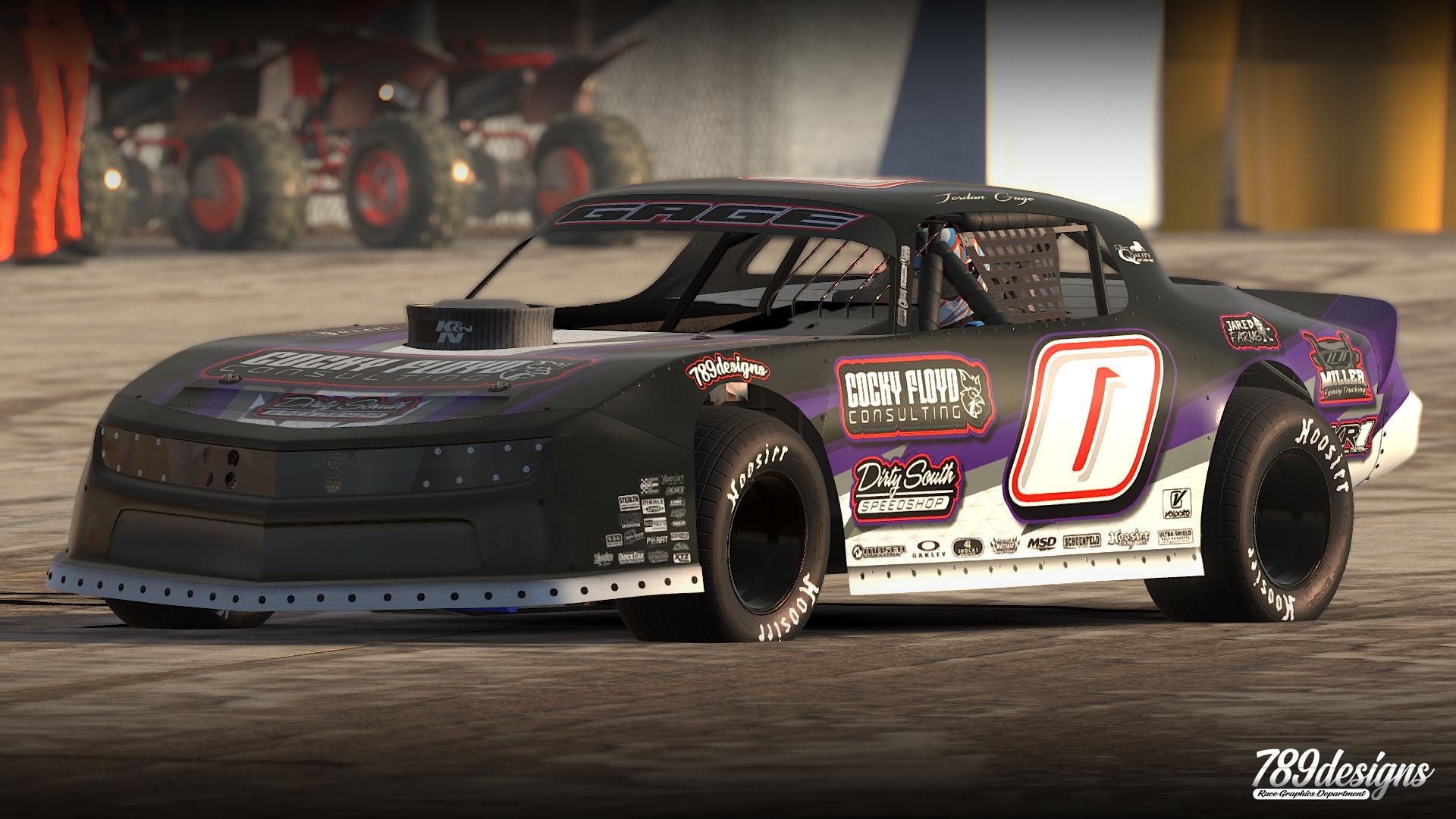 Jordan Gage Dirt Street Stock by Garrett Marshall - Trading Paints