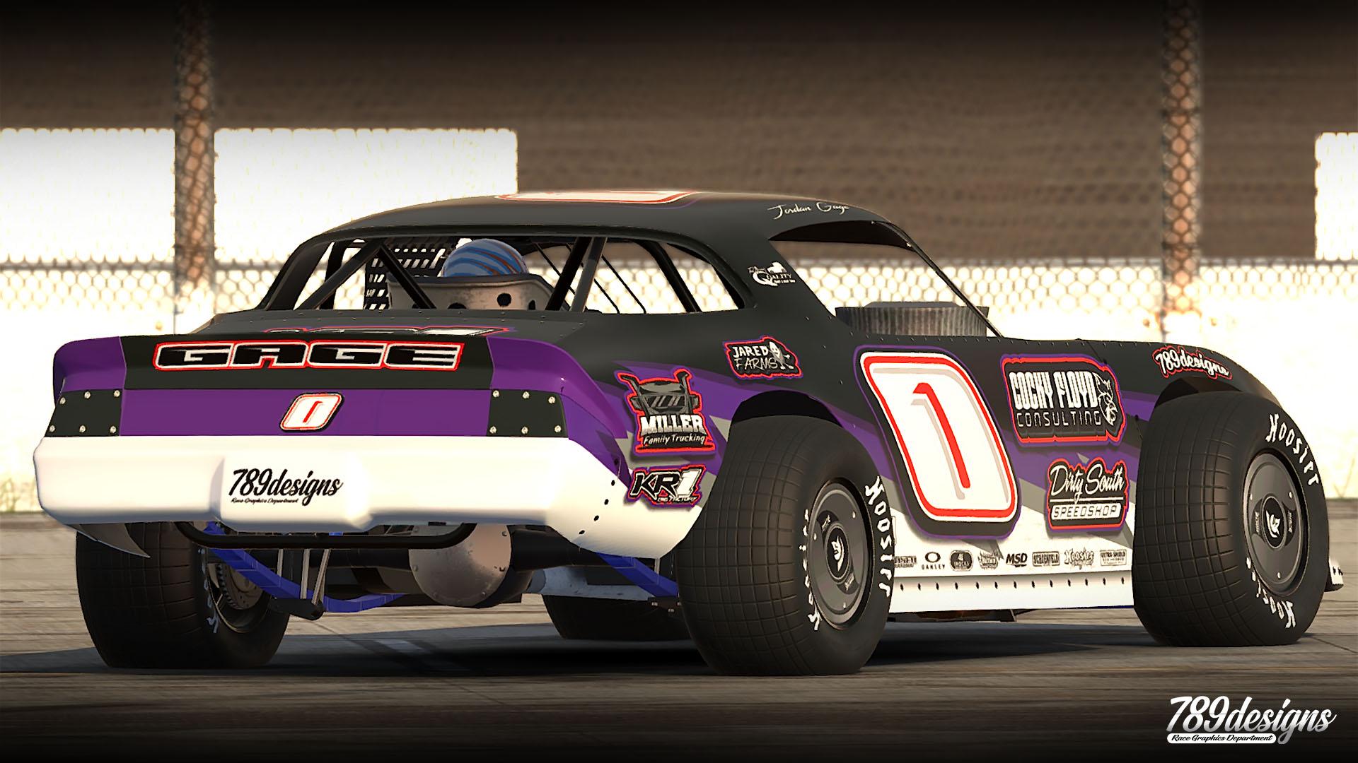 Jordan Gage Dirt Street Stock by Garrett Marshall - Trading Paints