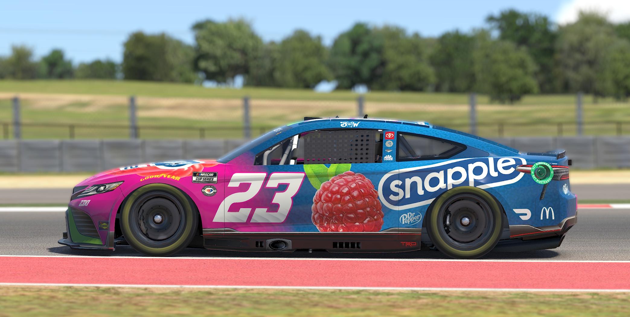 2023 Bubba Wallace Snapple Raspberry Tea Concept by Greg C Rogers ...