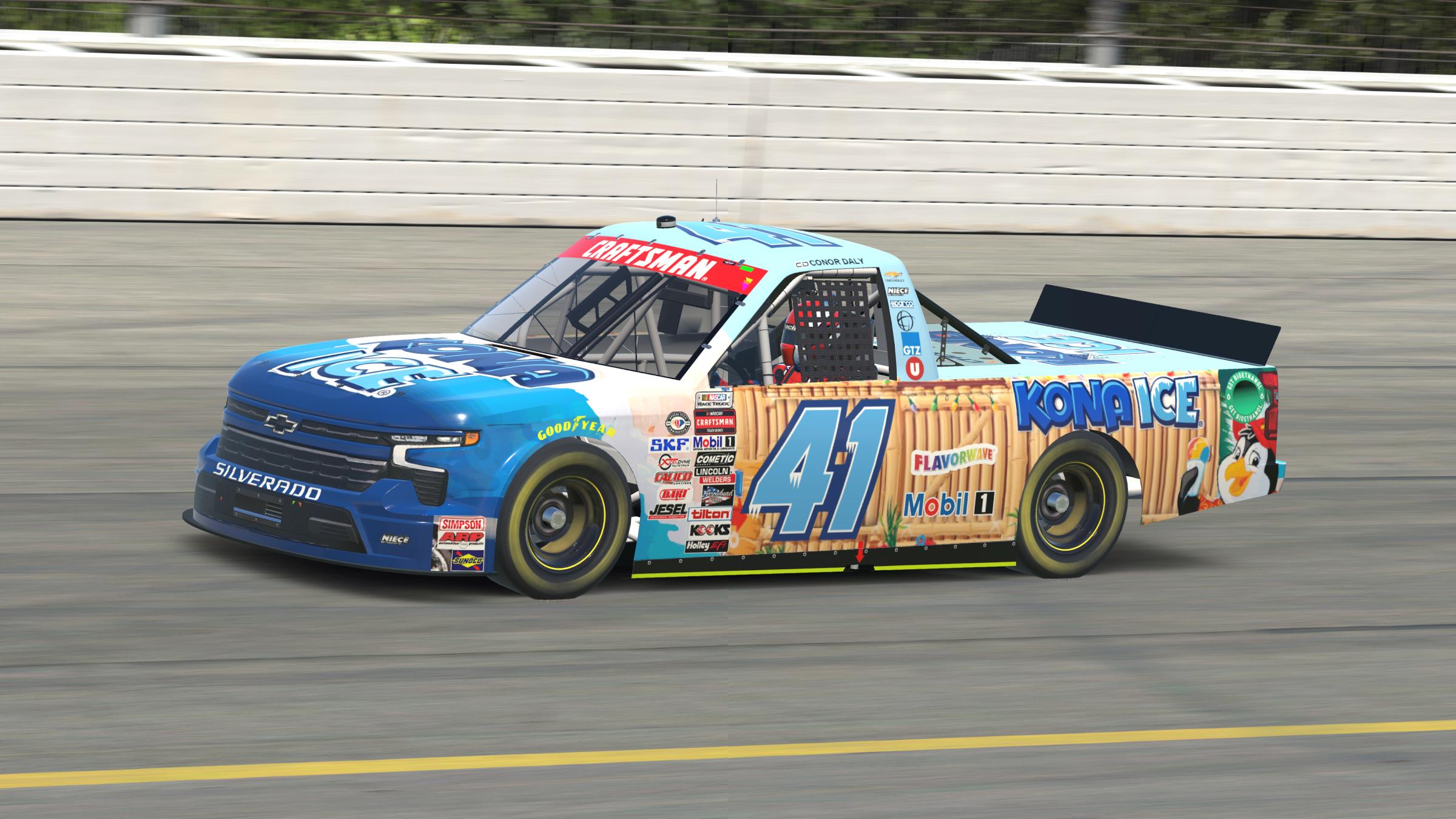 Conor Daly 2023 Kona Ice Niece Motorsports Concept by Jonathan Raines - Trading Paints