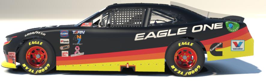 Eagle One - Sim Stamped Numbers by Ed Hauck - Trading Paints