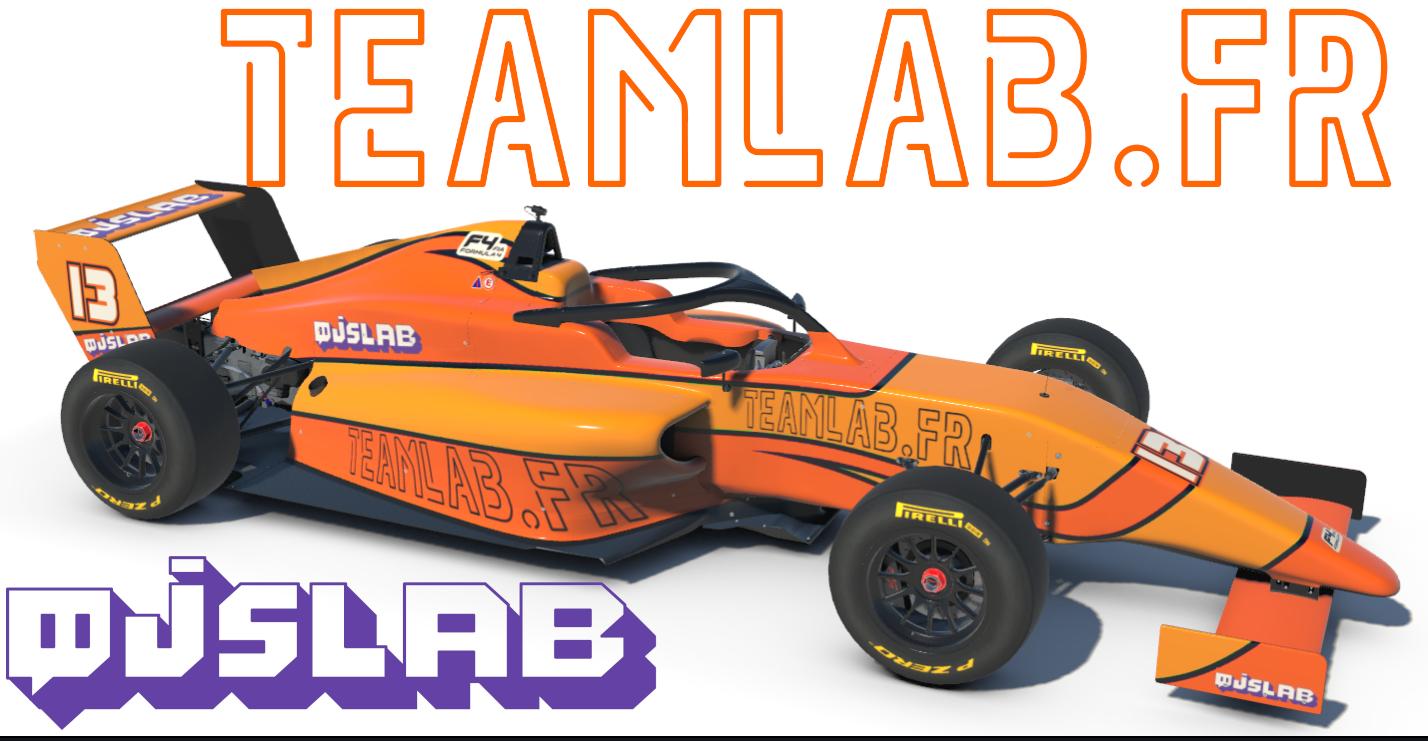 FIA F4 Team Lab Twitch JSLab by Jean Labaune - Trading Paints