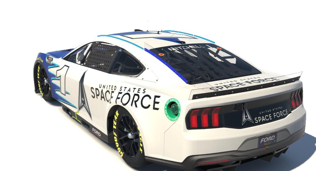 US Space Force 2024 Next Gen Ford Mustang by Michael M. - Trading Paints
