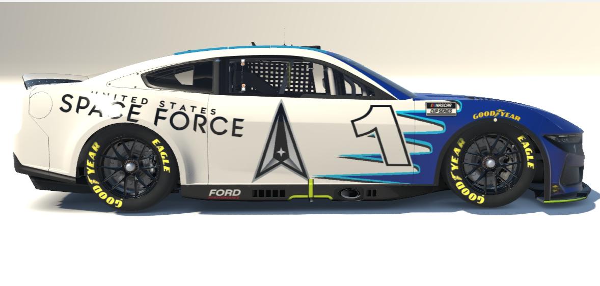 US Space Force 2024 Next Gen Ford Mustang by Michael M. - Trading Paints
