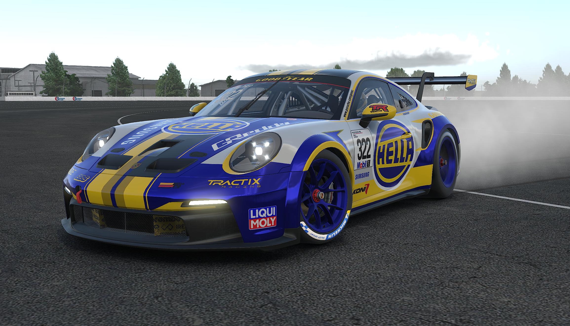 Porsche 992 Cup Goodyear Hella by Adam Burhop - Trading Paints