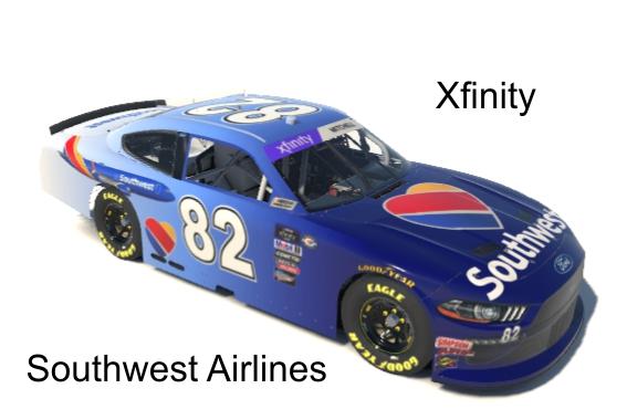 Southwest Airlines Xfinity Ford Mustang by Michael M. - Trading Paints