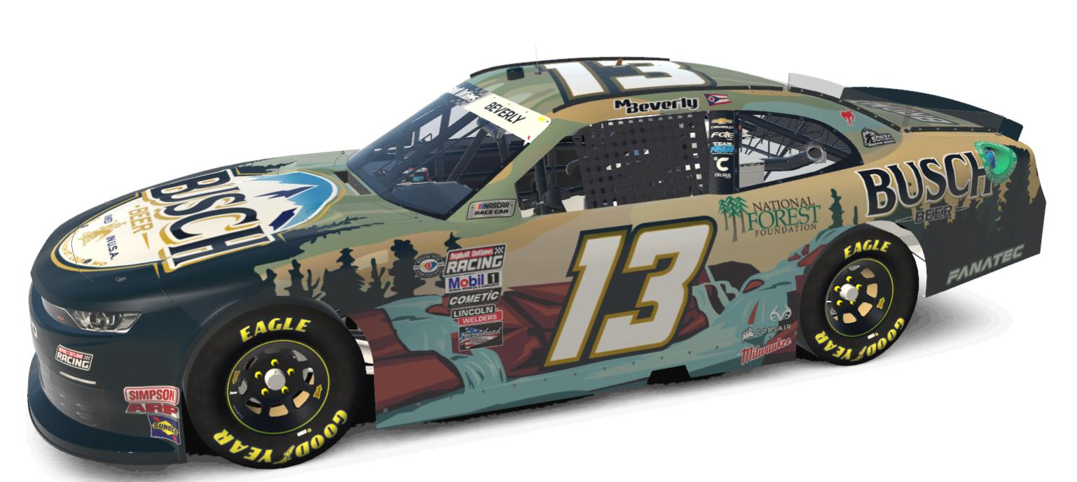 Busch NFF Harvick #13 by Mark B. - Trading Paints