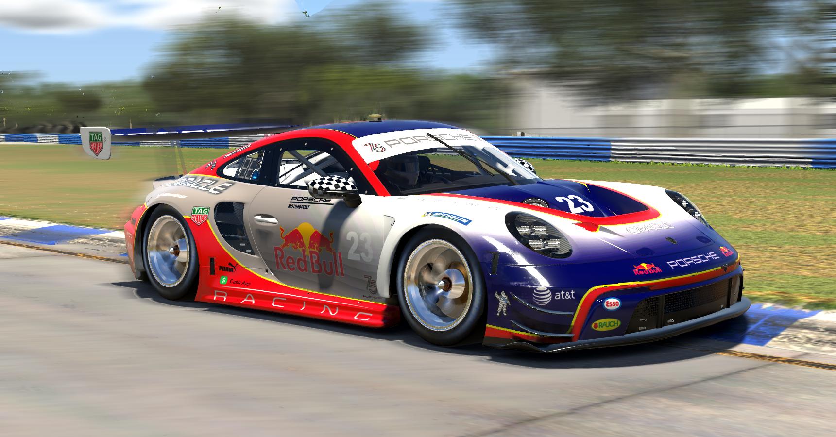 Red Bull Racing – Porsche 992r GT3 by Doug Hunt Sr - Trading Paints