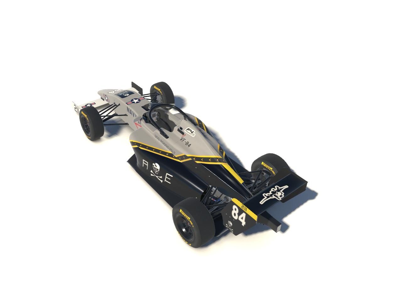 F4 Phantom II Jolly Rogers VF-84 Inspired Design FIA F4 Gun Metal Grey ...
