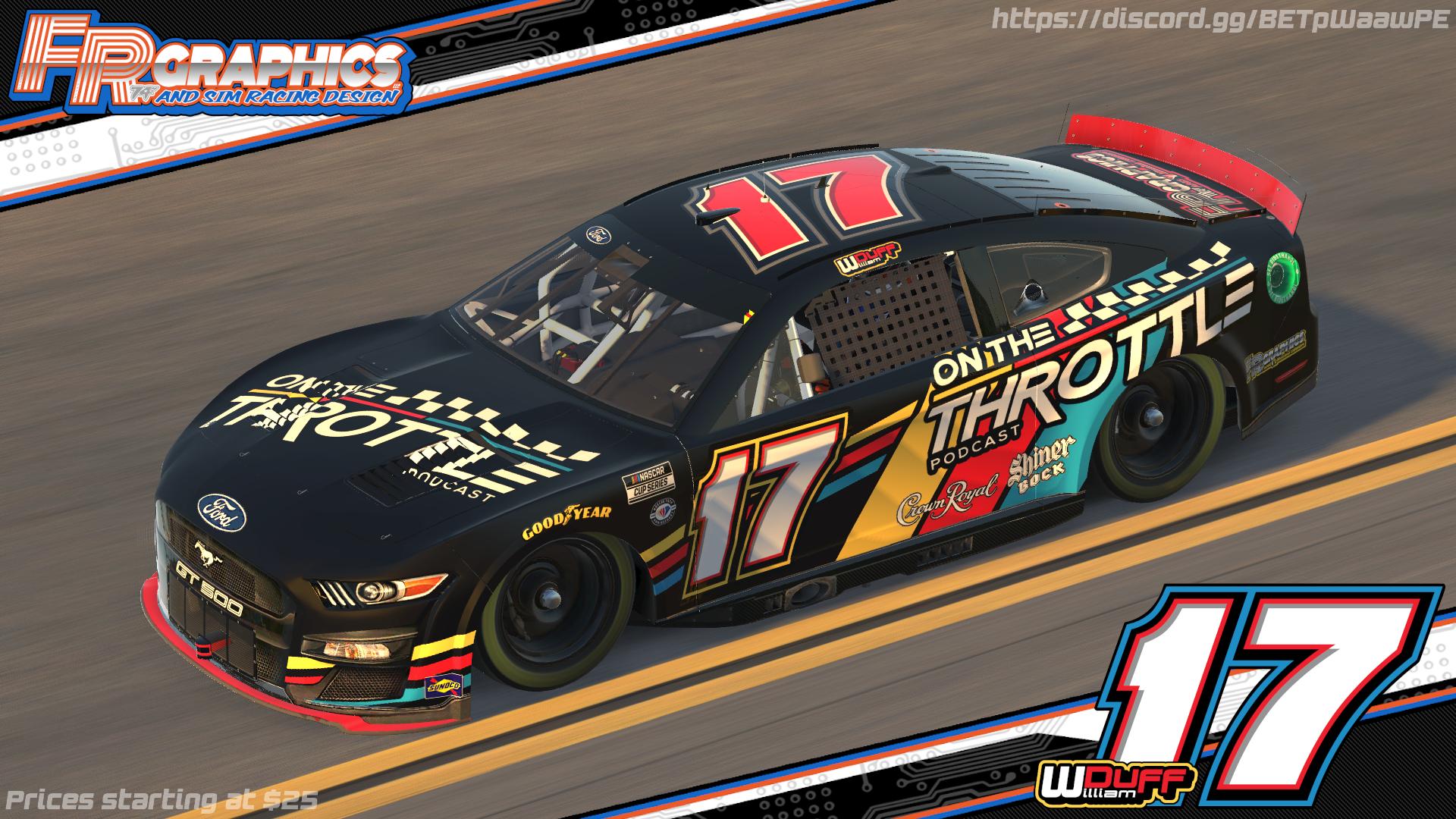 William Duff 2023 On The Throttle Podcast NASCAR Cup Series Ford ...