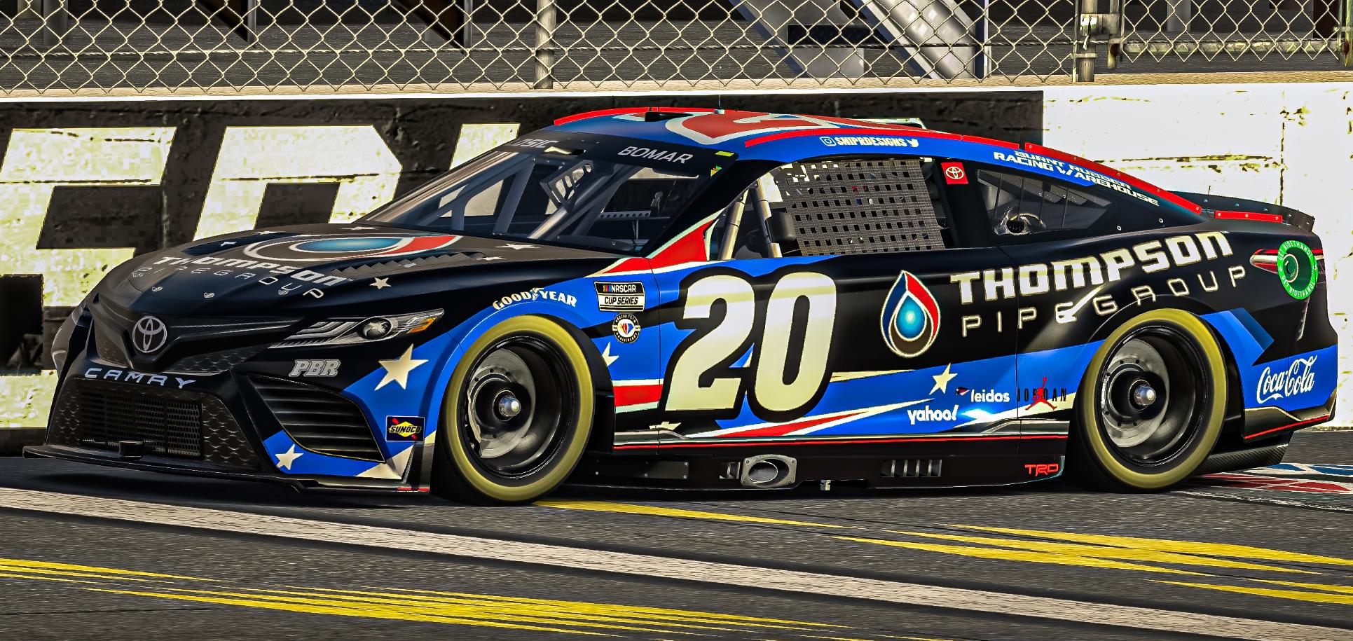 Thompson Pipe Group #20 Patriotic by James R Bomar - Trading Paints