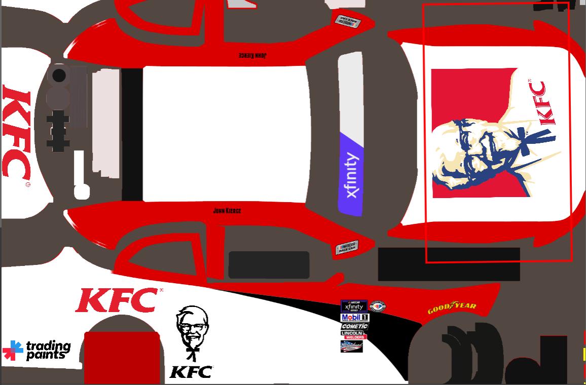 KFC Camaro Paint by John Kierce - Trading Paints