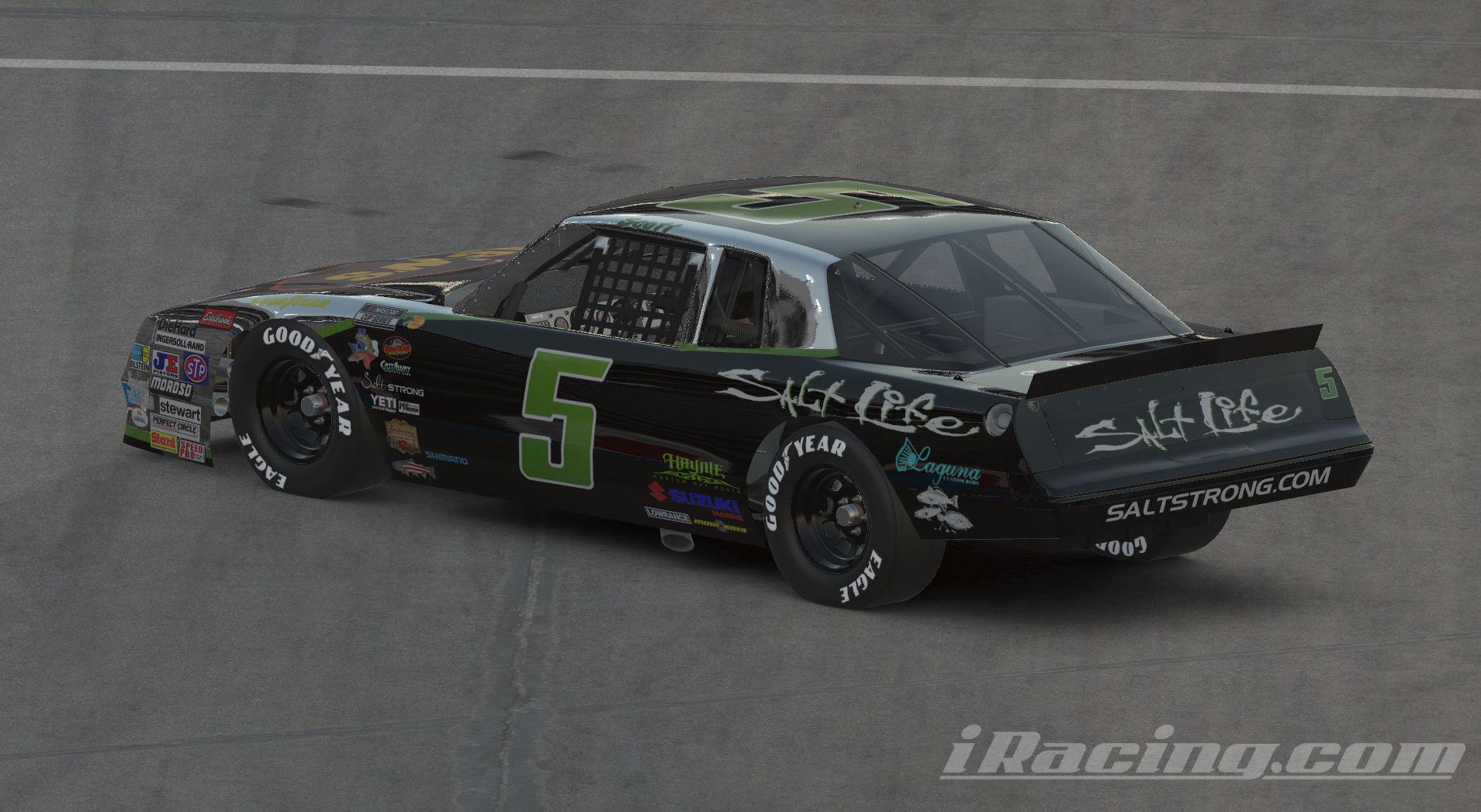 #5 SALT LIFE Chevrolet Monte Carlo 1987 by Scott Van Ness - Trading Paints