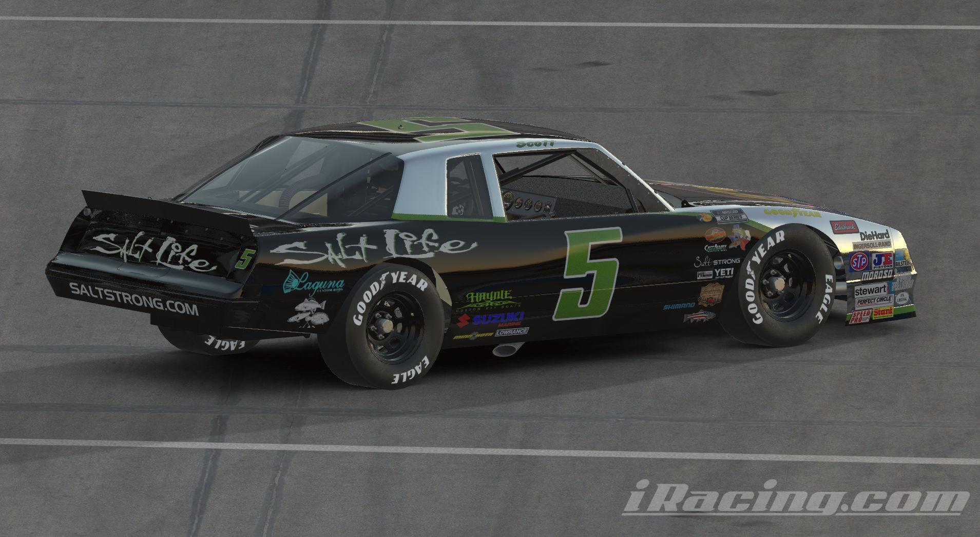 #5 SALT LIFE Chevrolet Monte Carlo 1987 by Scott Van Ness - Trading Paints