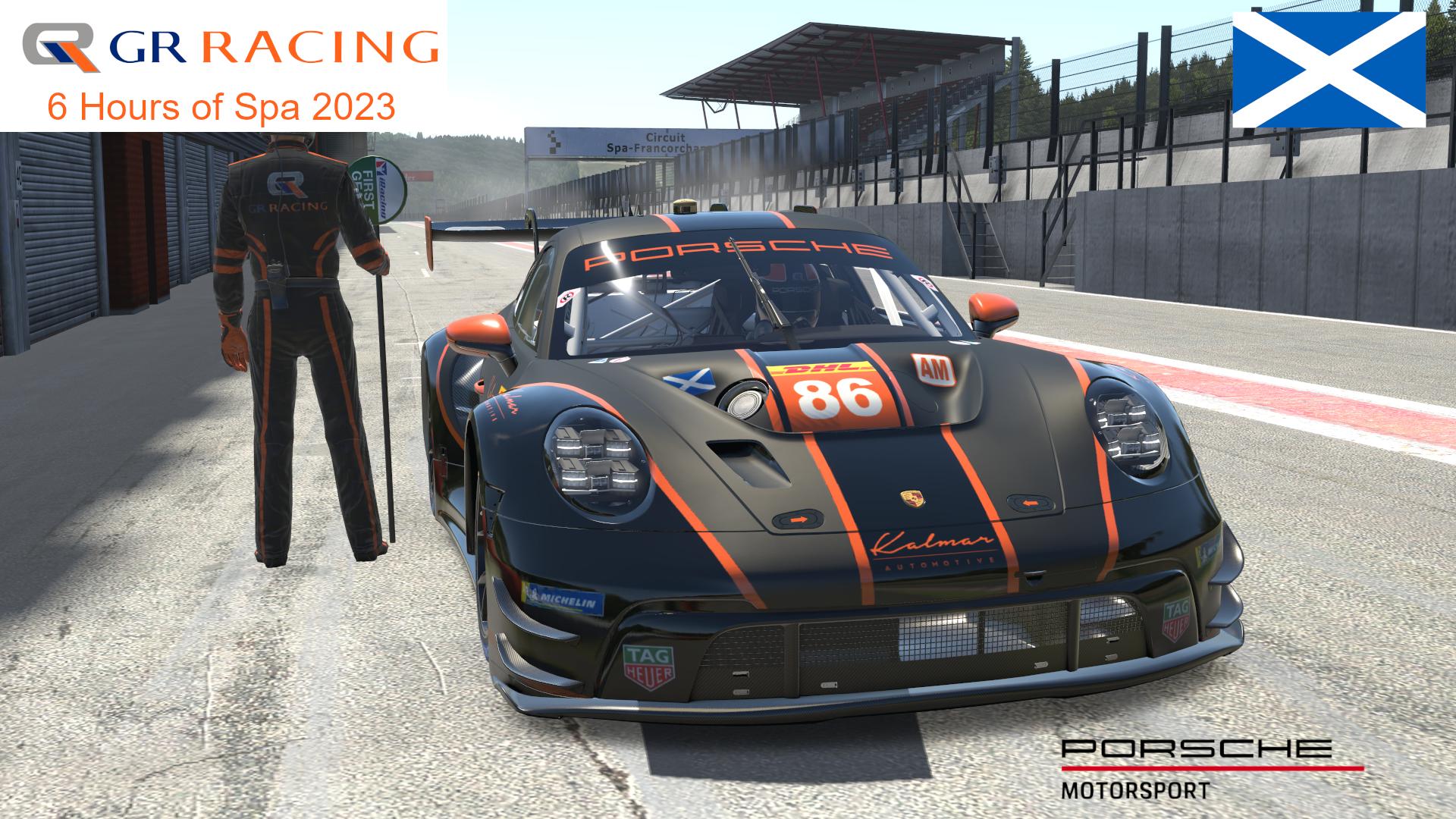 992 - GR Racing - 6 Hours of Spa 2023 - with Saltire flag by Brian Mccaig - Trading Paints