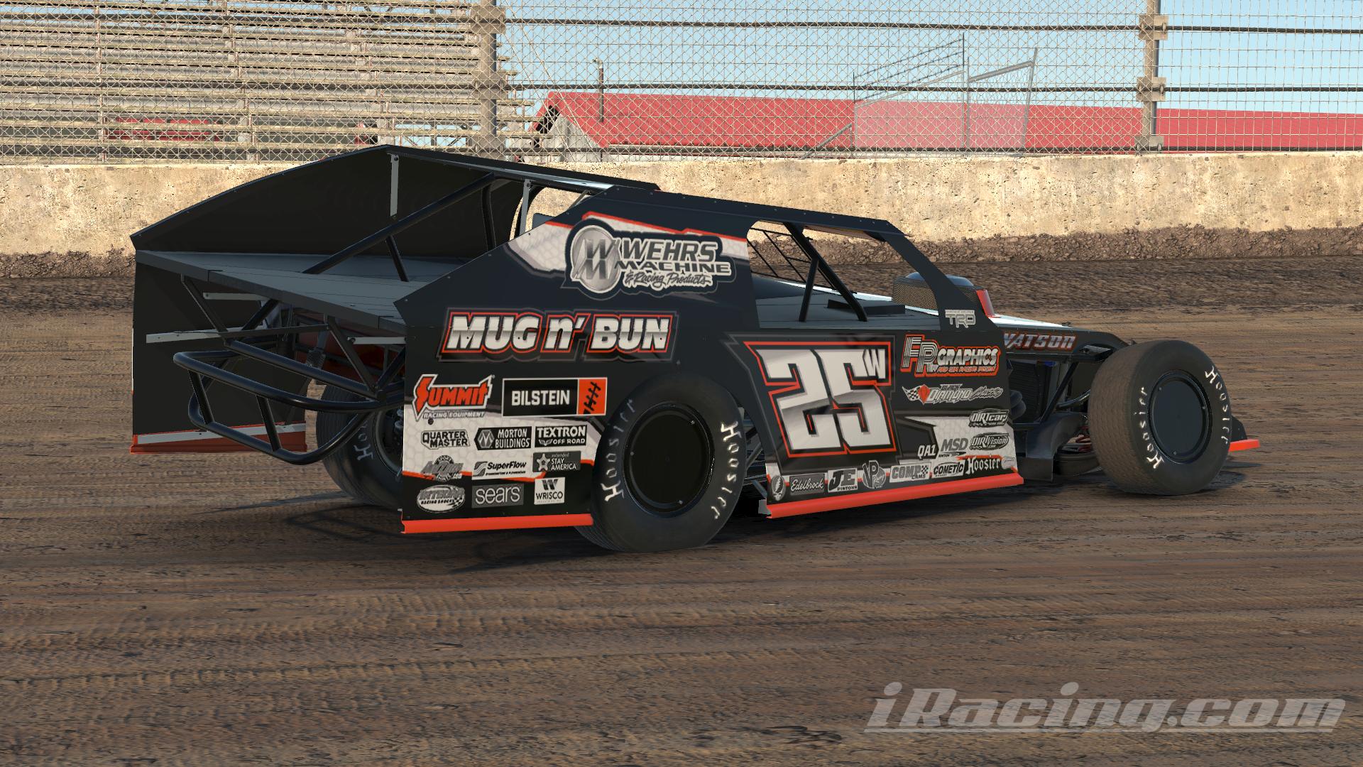 Shaun Watson 2023 Dirt UMP Modified by Jason Furqueron - Trading Paints