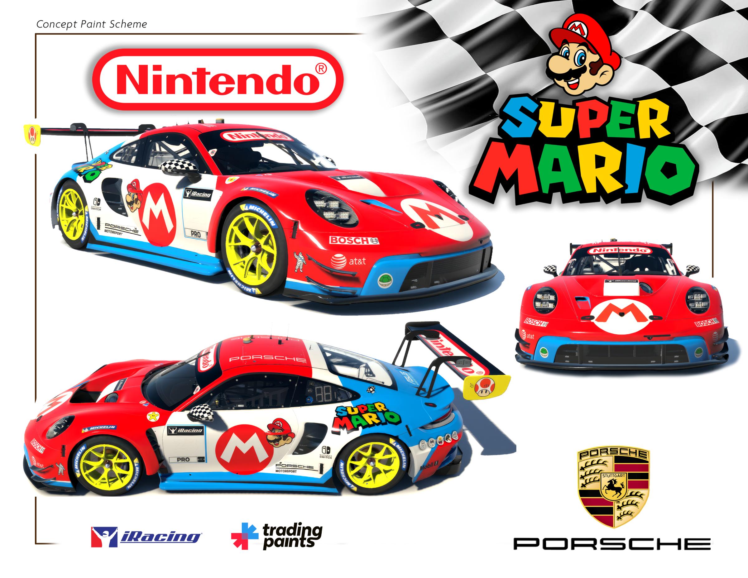 Nintendo Super Mario Kart Tribute – Porsche 992r GT3 by Doug Hunt Sr ...