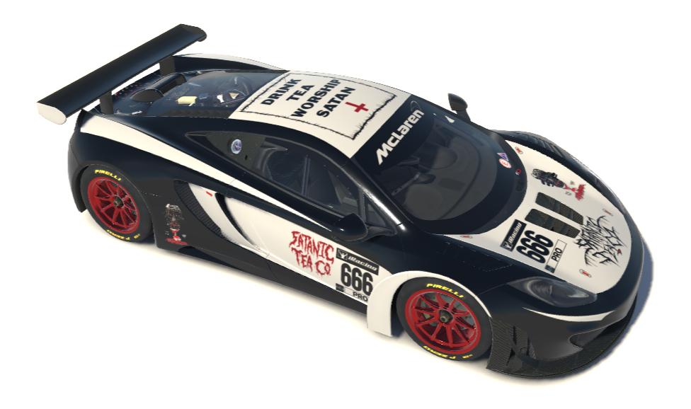 McLaren MP4 Satanic Tea Co. by Vinny Edwards - Trading Paints
