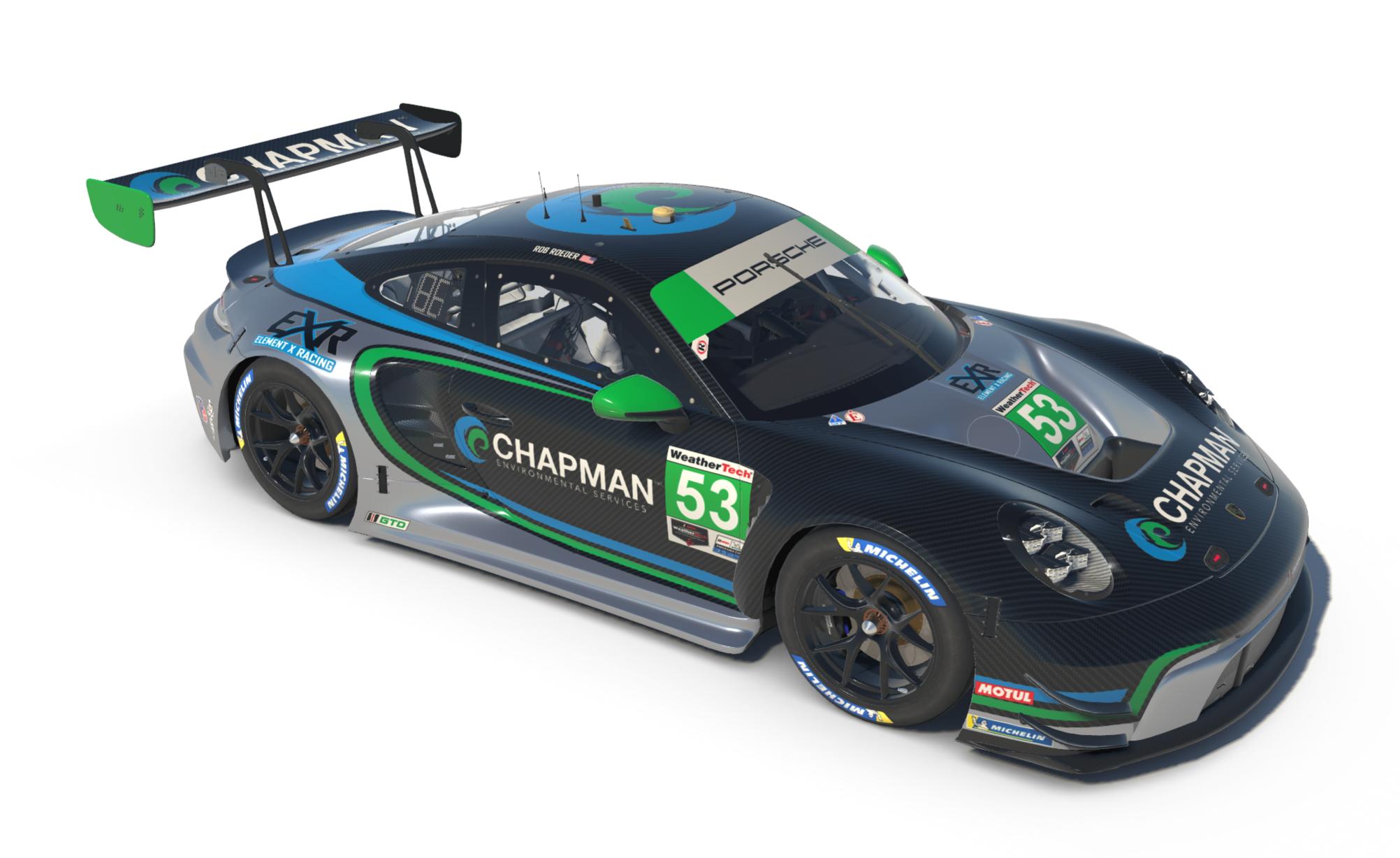 Rob Roeder - #53 Chapman Porsche by Dennis Faircloth - Trading Paints