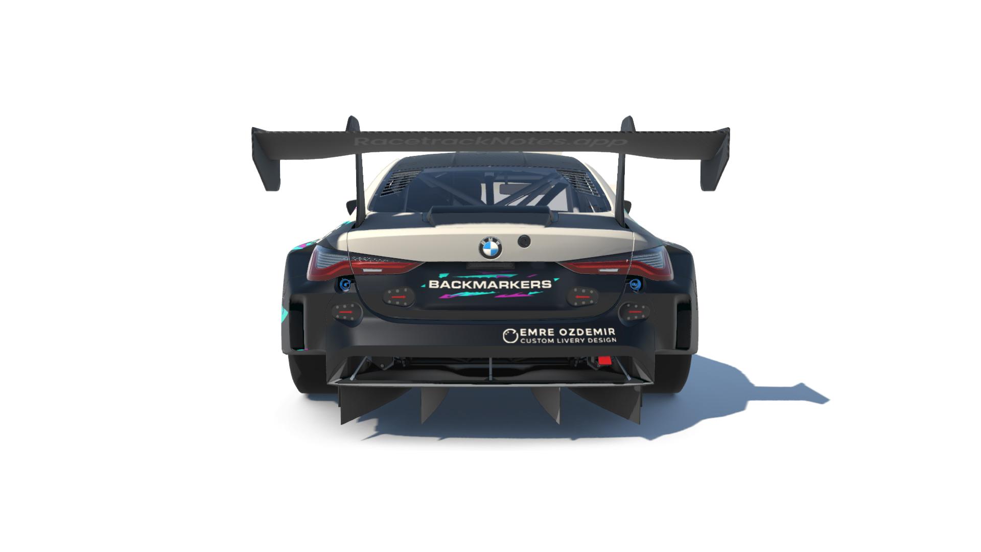 Backmarkers BMW M4 GT3 Mark II by Emre Ozdemir - Trading Paints