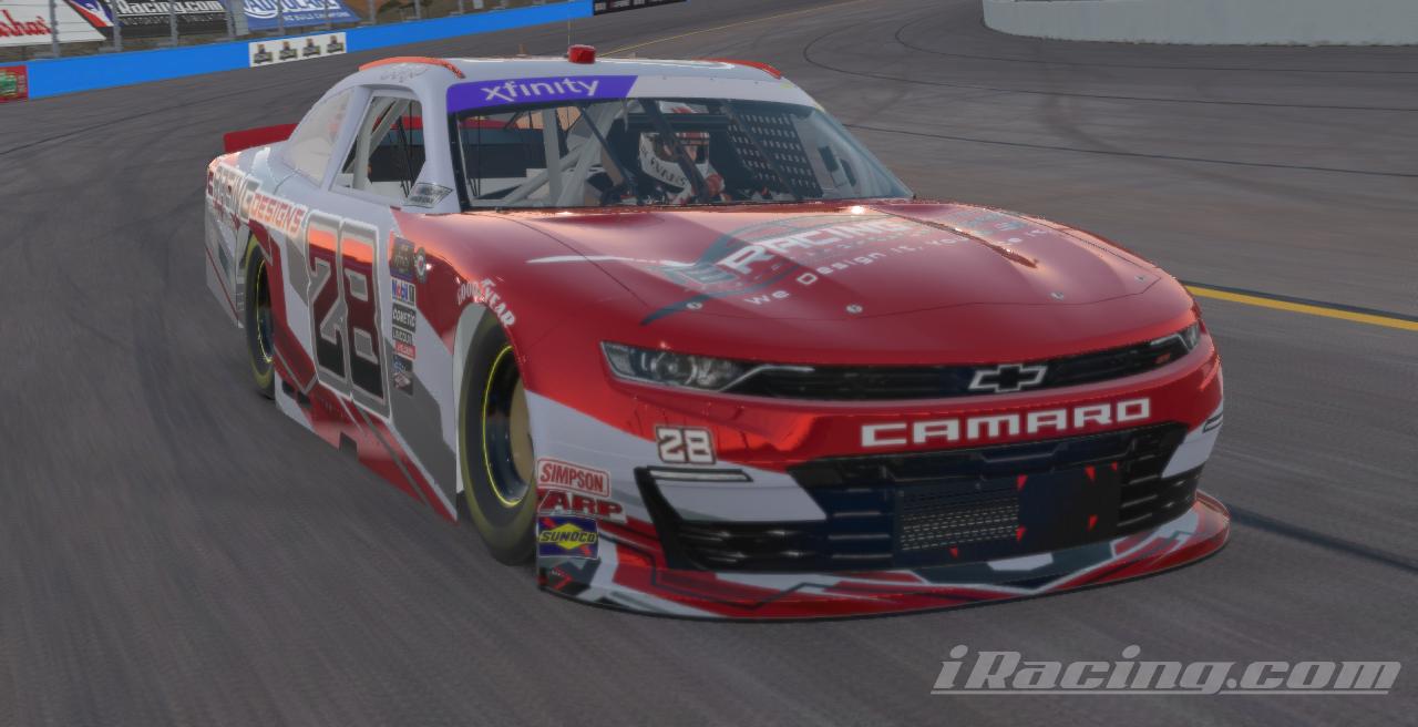 Dustin Hardee #28 E Racing Designs Xfinity Camaro W/ Spec Map by Rob ...