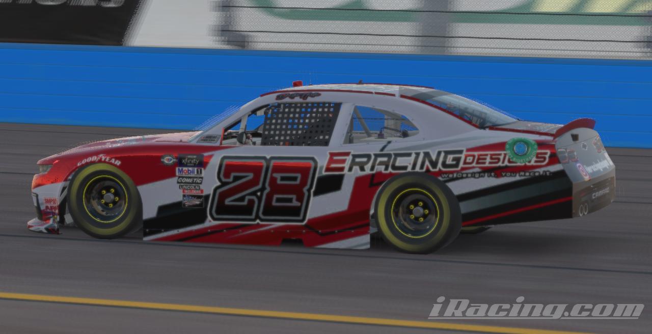 Dustin Hardee #28 E Racing Designs Xfinity Camaro W/ Spec Map by Rob ...