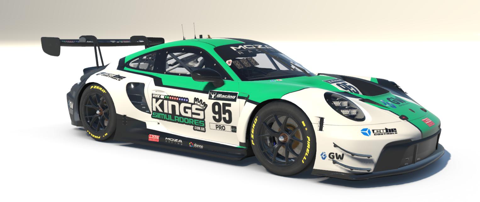 Kings Simuladores | Porsche911 GT3 R 992 by Danilo Vaz - Trading Paints